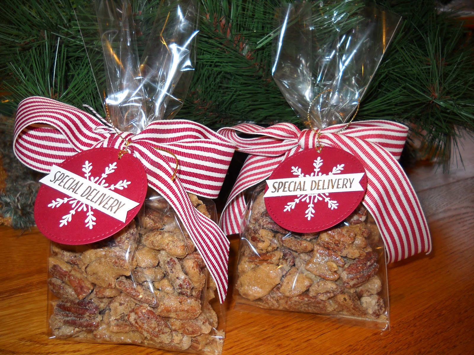 Stampin' Stylish: Homemade Candied Pecans and TAGS