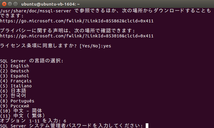 SQL Server その16 - Ubuntu 16.04にSQL Server 2017をインストールするには - kledgeb