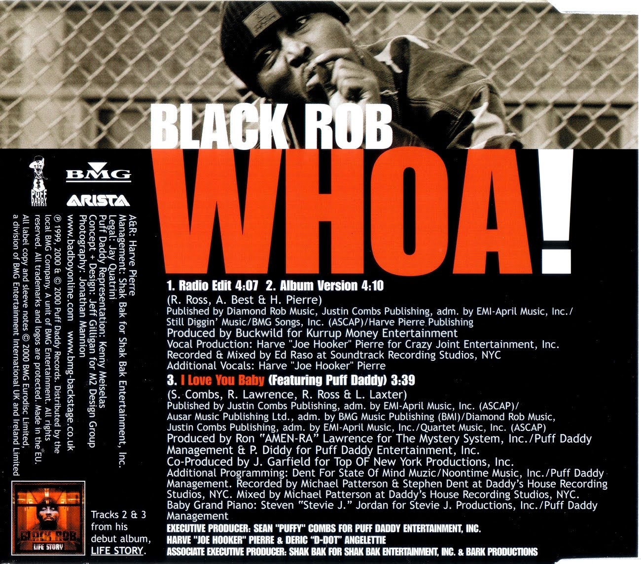 highest level of music: Black Rob - Whoa!-(UK_CDS)-1999