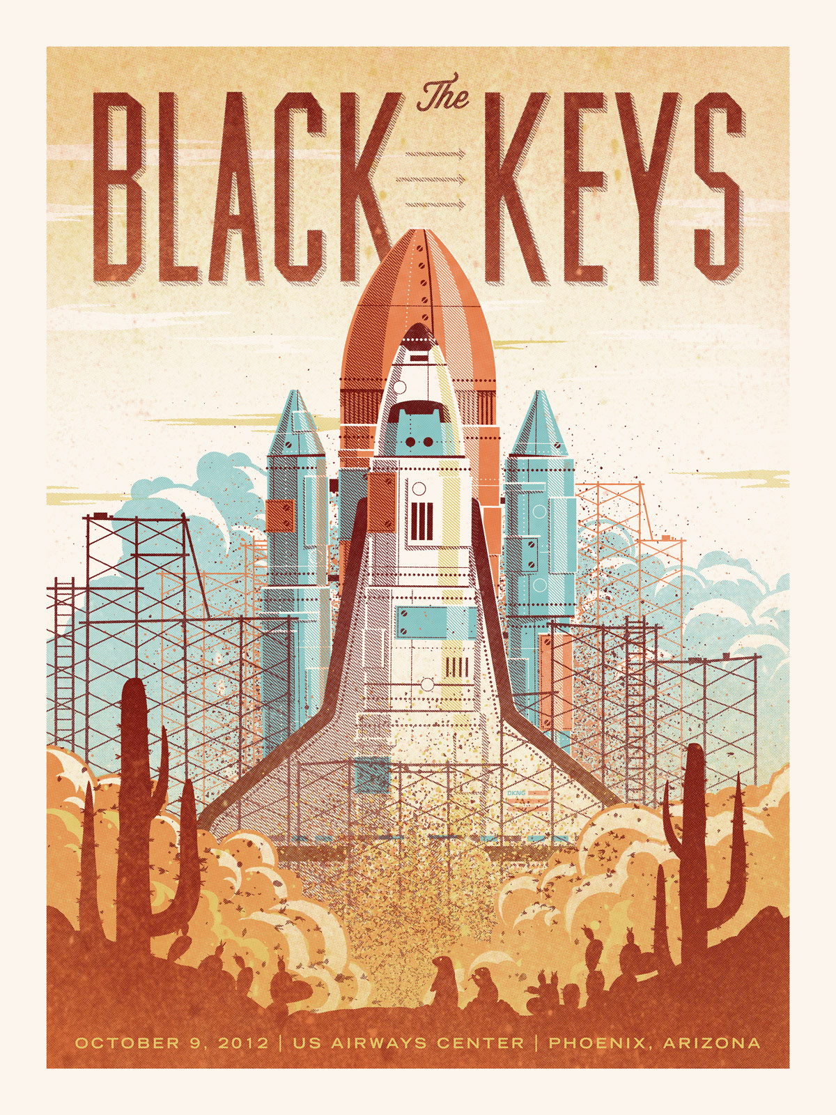 INSIDE THE ROCK POSTER FRAME BLOG: Tonight's The Black Keys Poster from ...