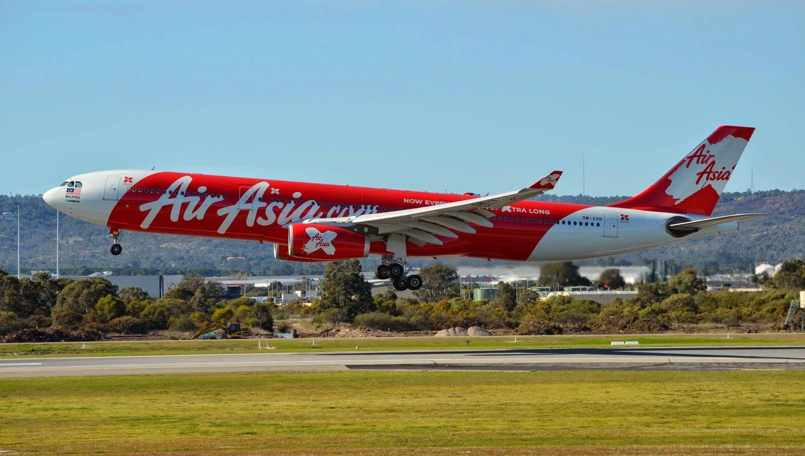 Perth Airport Spotter's Blog: Air Asia X A330-343X 9M-XXR (1st visit to ...