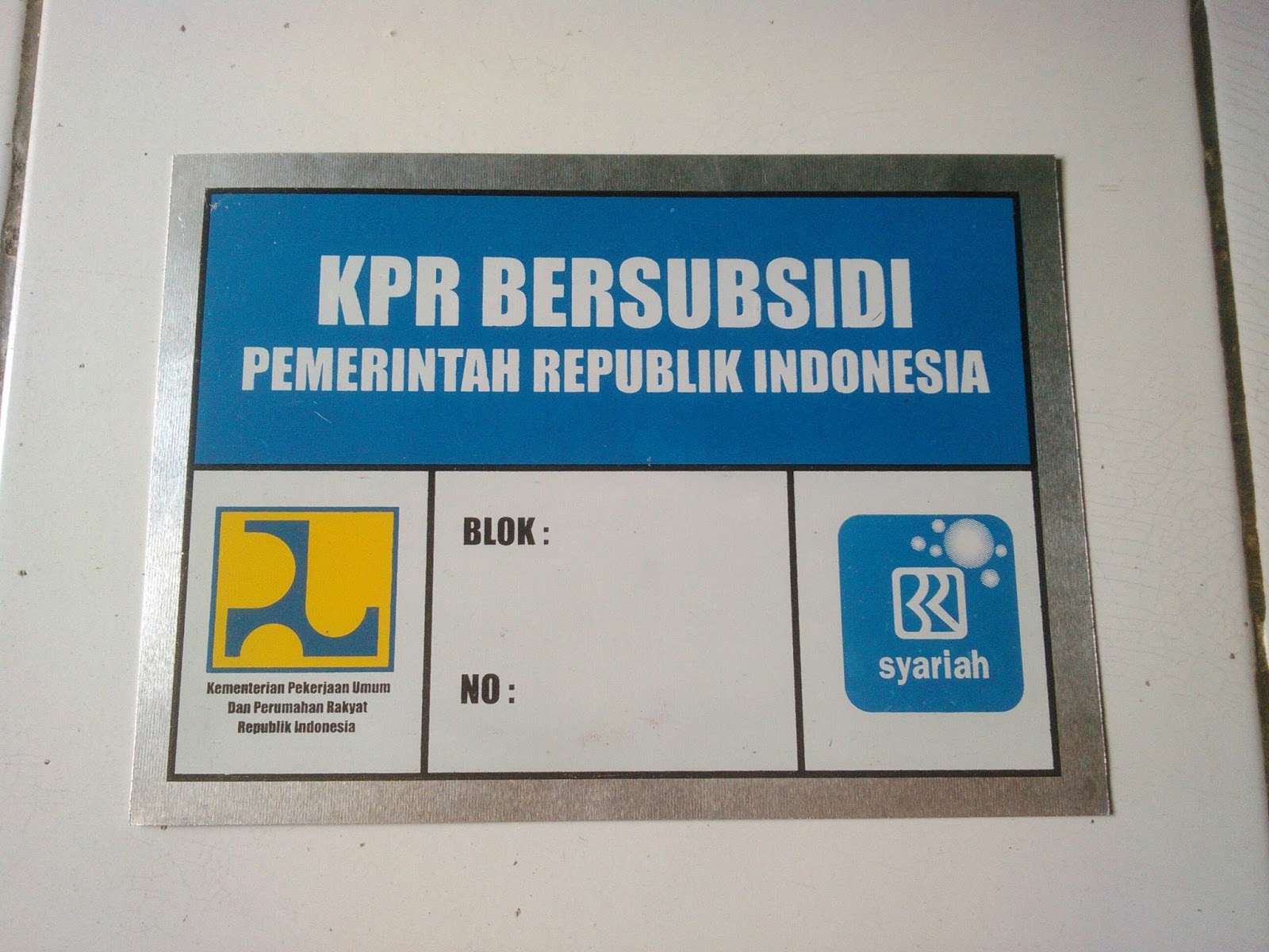 CONTOH PLAT NOMOR RUMAH ~ PERCETAKAN PLAT NOMOR RUMAH