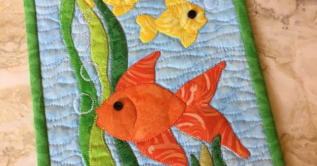 Stitching With 2 Strings: "F" is for Fish