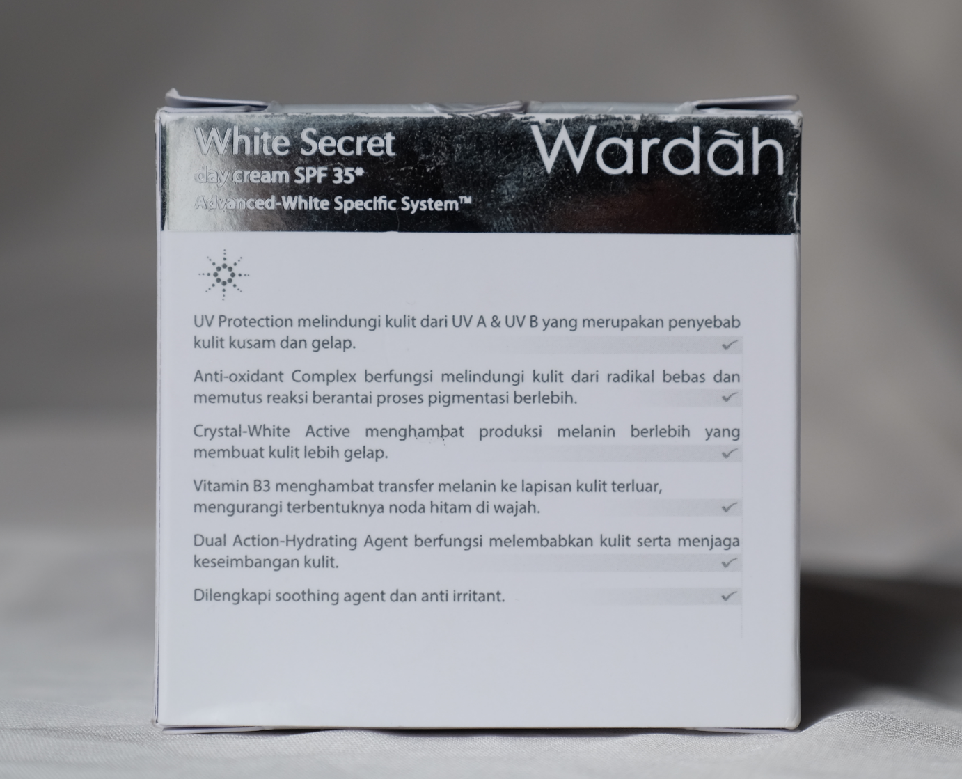 Review Wardah Beauty White Secret Day Cream, Night Cream & Serum ...