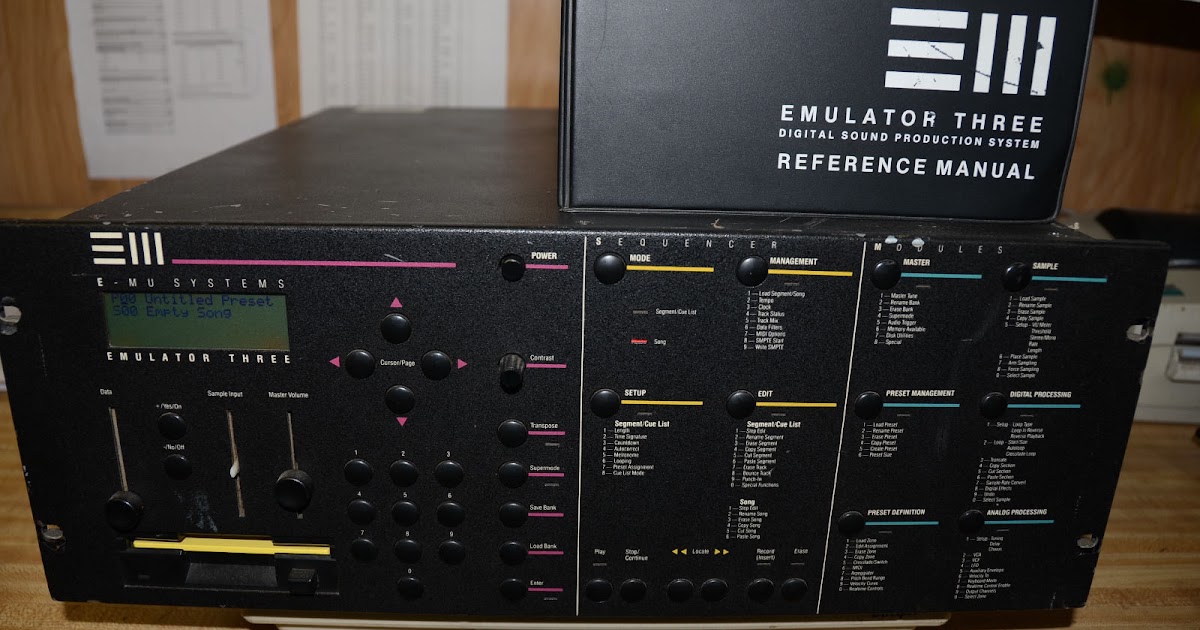 MATRIXSYNTH: Emu Emulator EIII Rack 16 bit Sampler