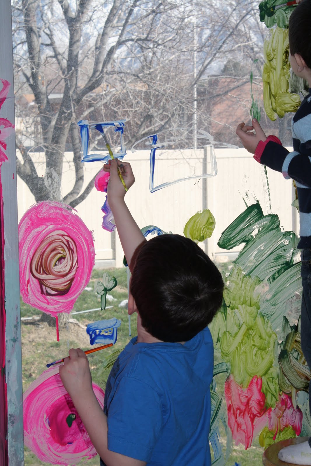 Summer Art: Window Painting St. Patricks Day