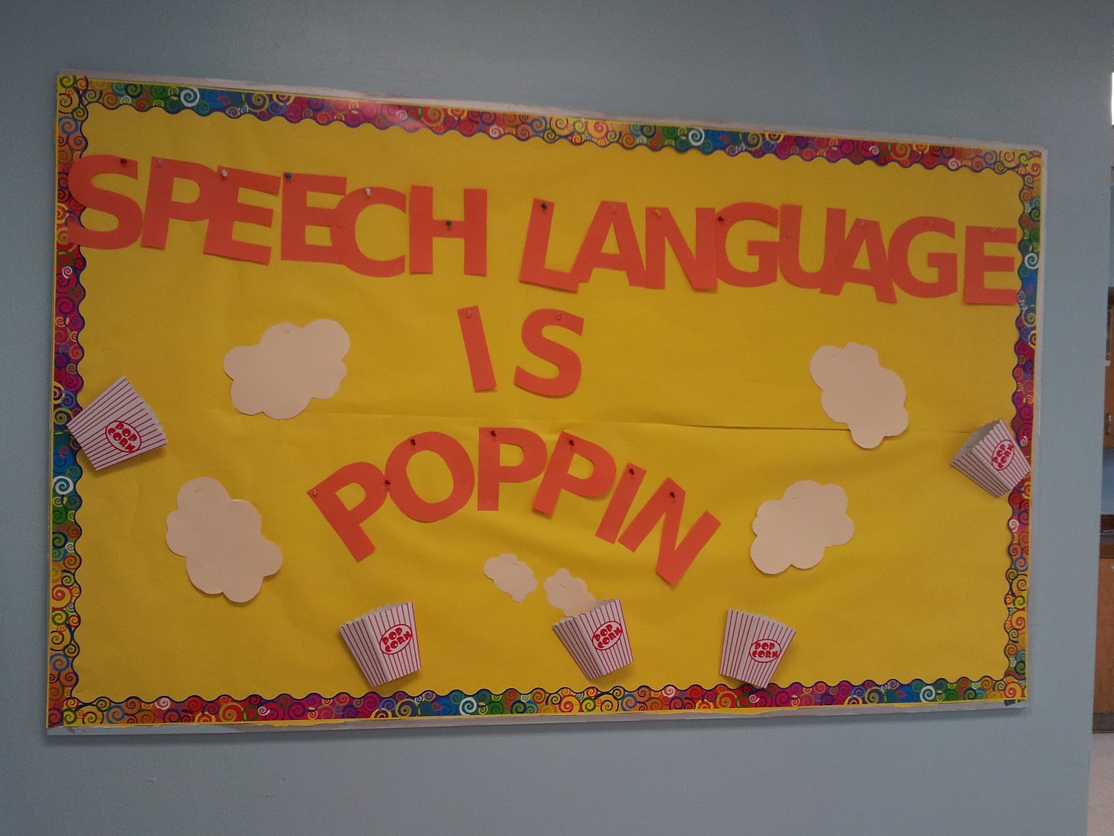 Let s Talk Speech And Language Back To School Bulletin Board