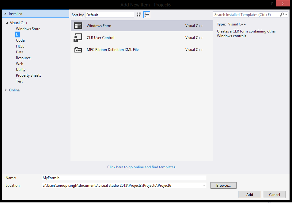 Introduction to C++ Form Programming Using Visual Studio (GUI)