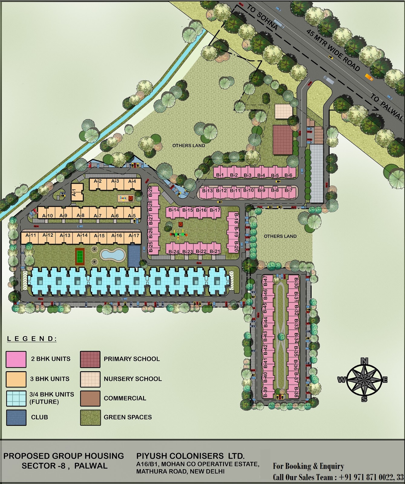 Piyush Epitome Palwal Site Layout Plan