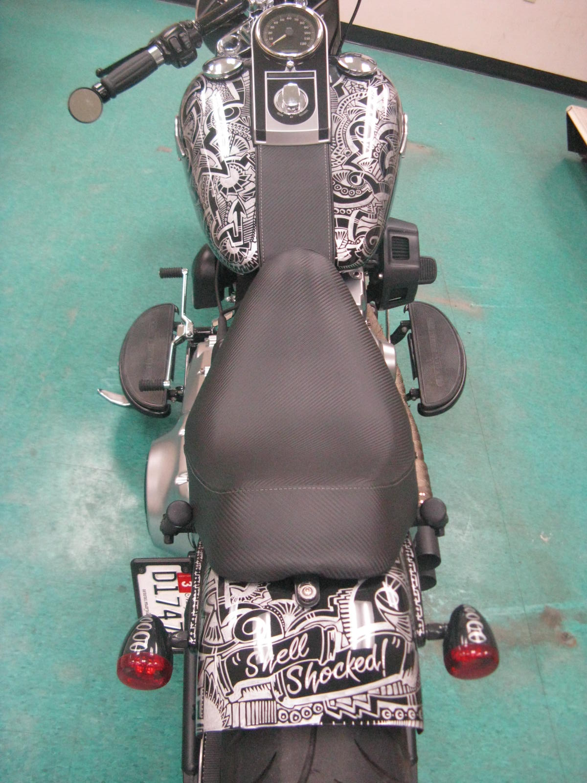 Pinstripe Chris: Sharpie Harley Davidson