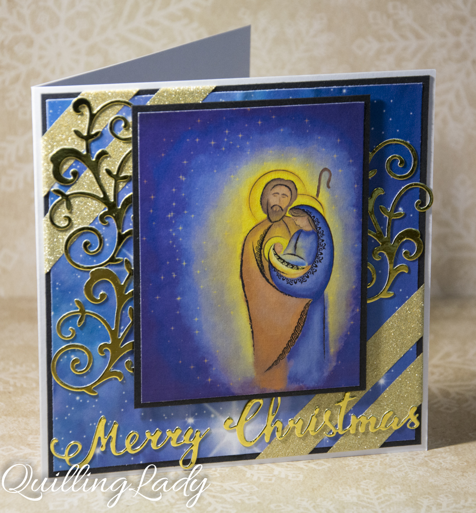 Quilling Lady: Mary and Joseph Christmas cards