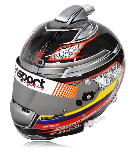 Racing Helmets Garage: Stilo ST4 C.E.Gomez by Censport Graphics