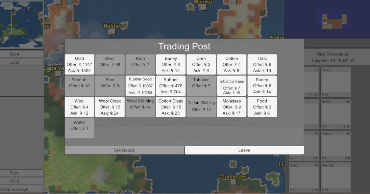 The Making of a Ham: Sea Trading Game- Improving farming model ...