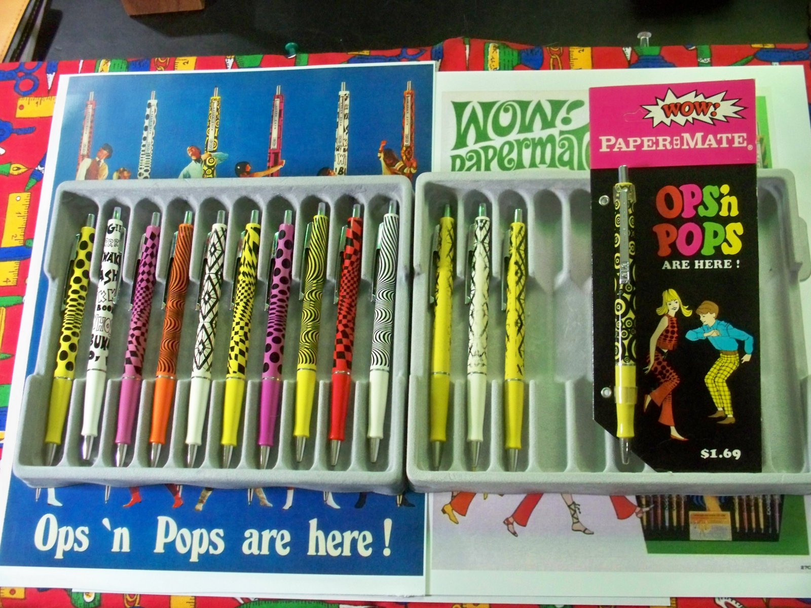 My Supply Room: New Carded Papermate Ops N Pops Pen