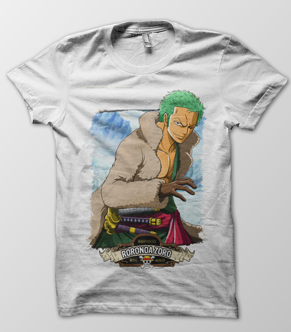 SHIRO CLOTH ANIME: ONE PIECE : RORONOA ZORO