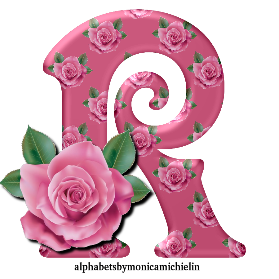 M. Michielin Alphabets: ALFABETO ROSA, ROSE ALPHABET