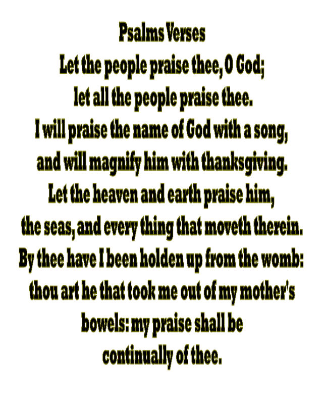 Psalms Verses