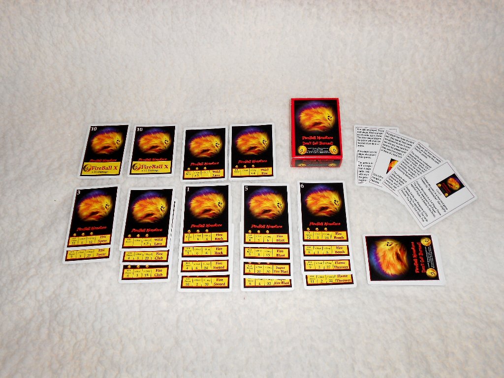 FireBall Monster Games By MontanaDan: FireBall Monsters Card Game