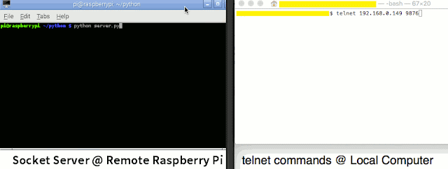 Study Raspberry Pi: Connect Mac/iPhone to a Simple Python Socket Server ...