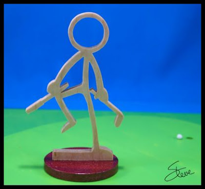 Scrollsaw Workshop: Stickman Golf Scroll Saw Pattern.