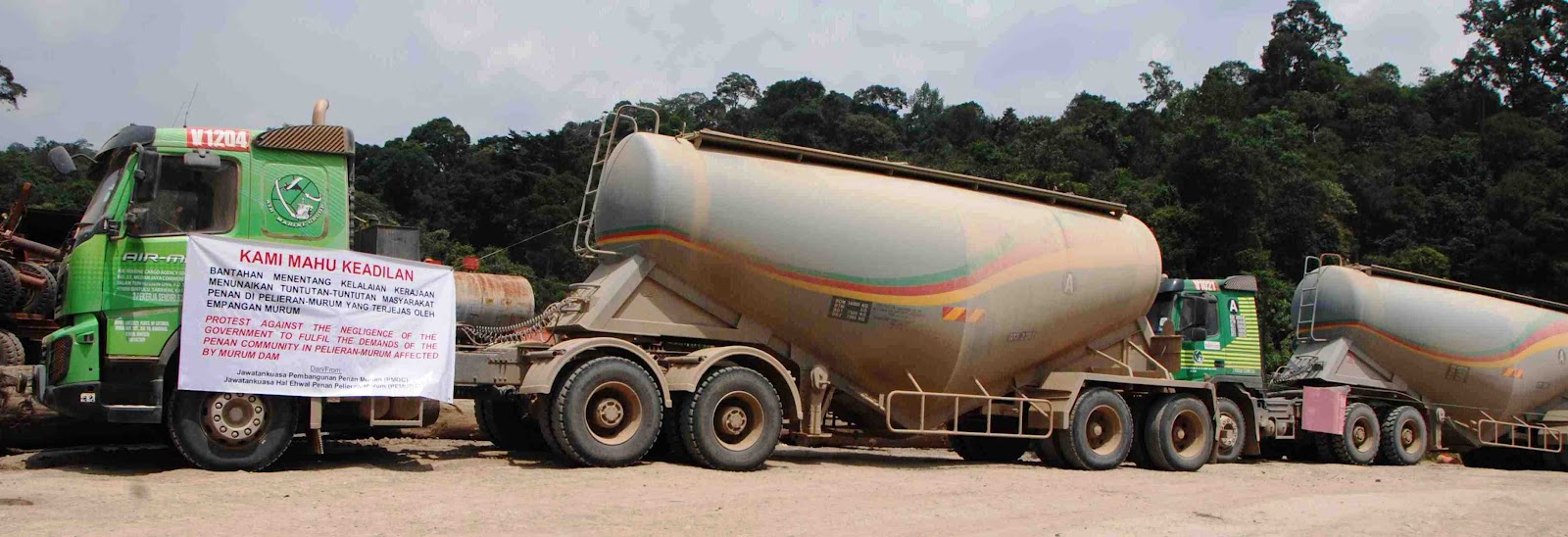 Sematong Express: Over 200 block access road to Murum dam, want to meet ...