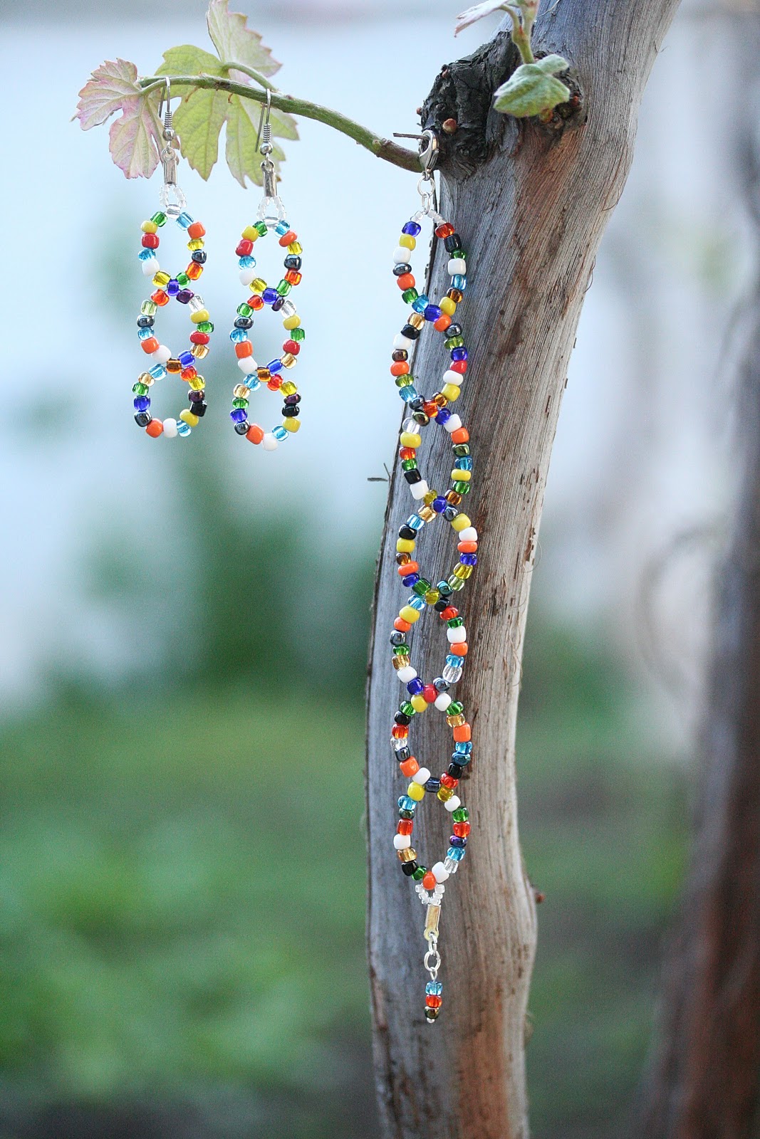 BIJOUX ABSOLUE - handmade by Tina Coman: Set cercei si bratara ...