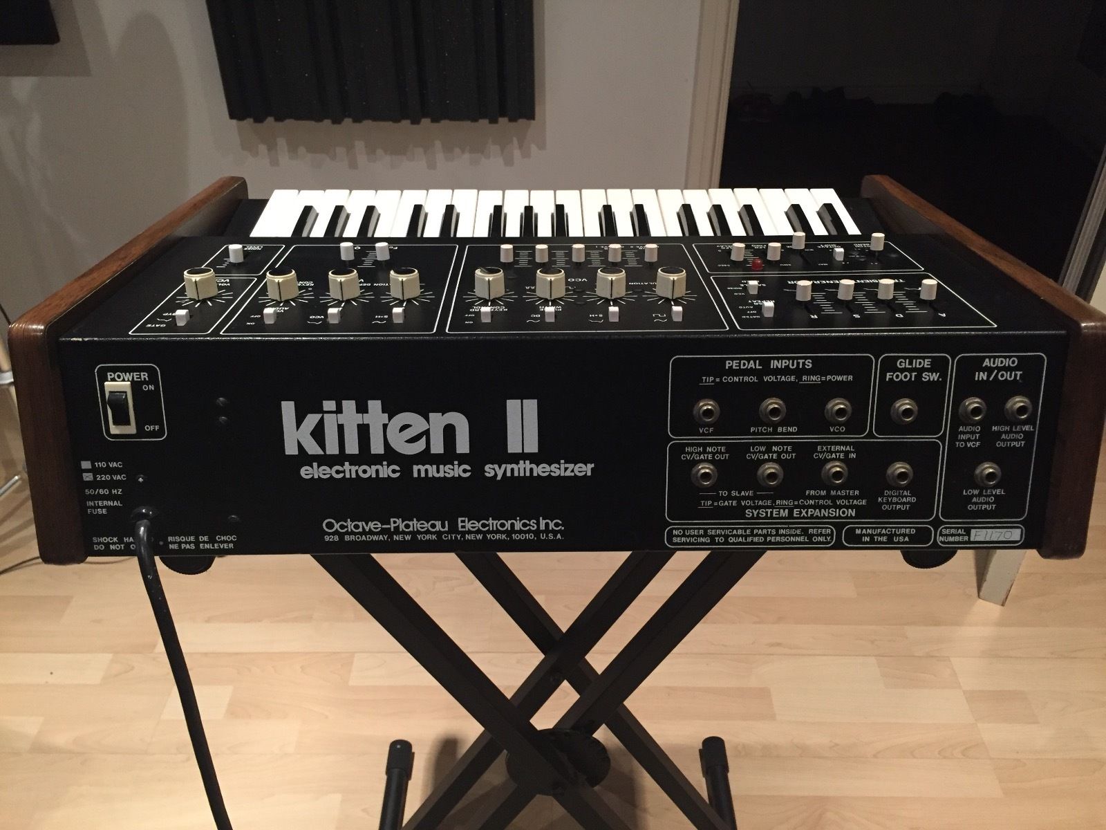 MATRIXSYNTH: Octave Kitten II Analogue Synth SN F1170