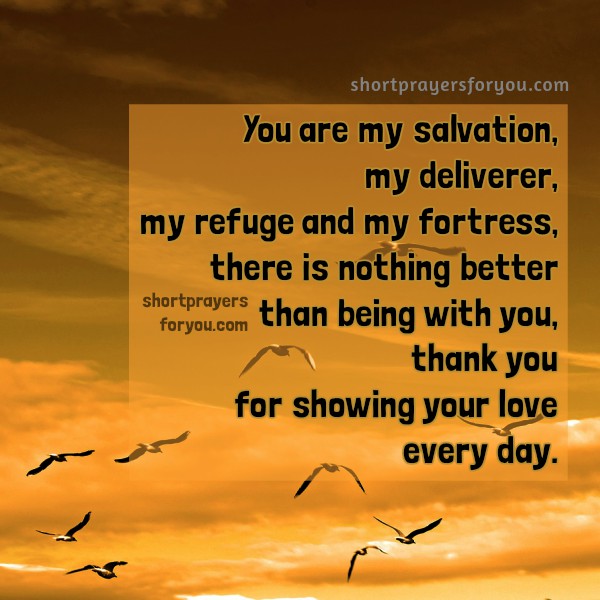 Short Prayer praising God, New Day