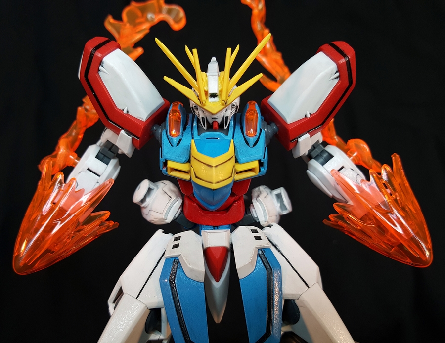 Custom Build: 1/144 Burning God Gundam