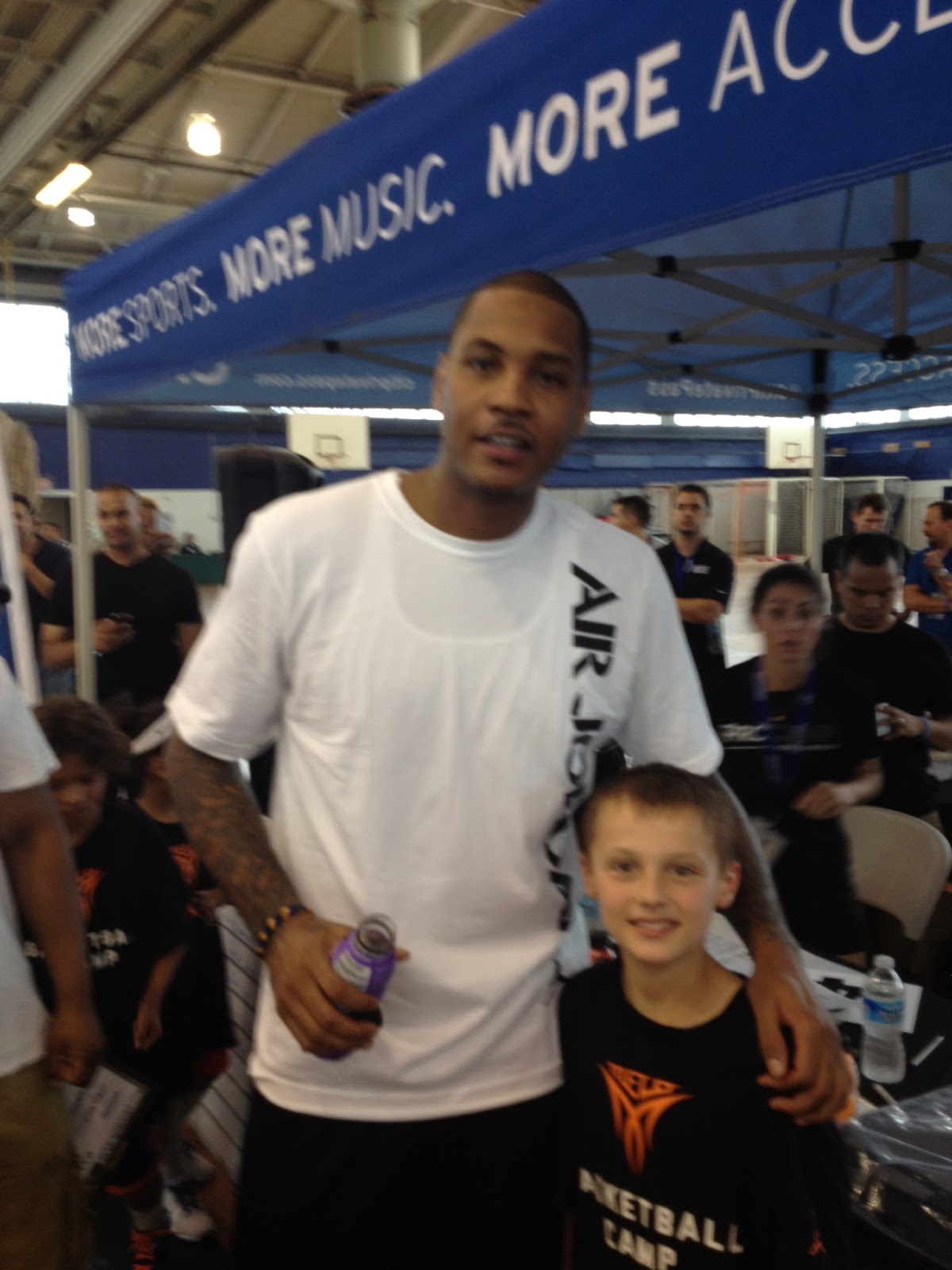 HOME OF THE BLAZE BASKETBALL CLUB: CARMELO ANTHONY WELCOMES KARSON ...