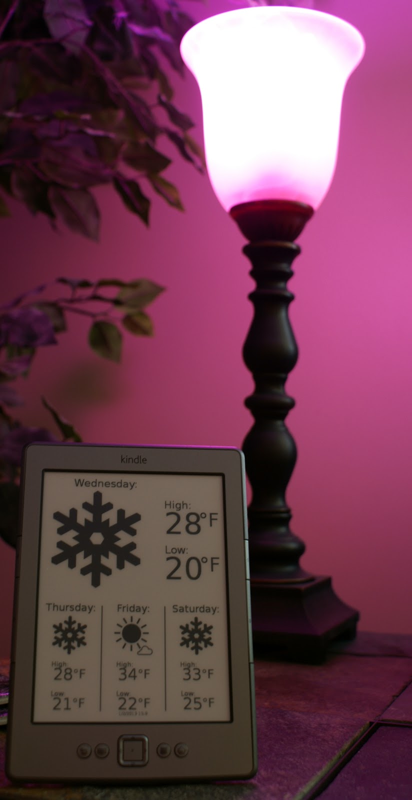 Jennifer's 365 Project: 1387/365 - Philips Hue Weather Lamp