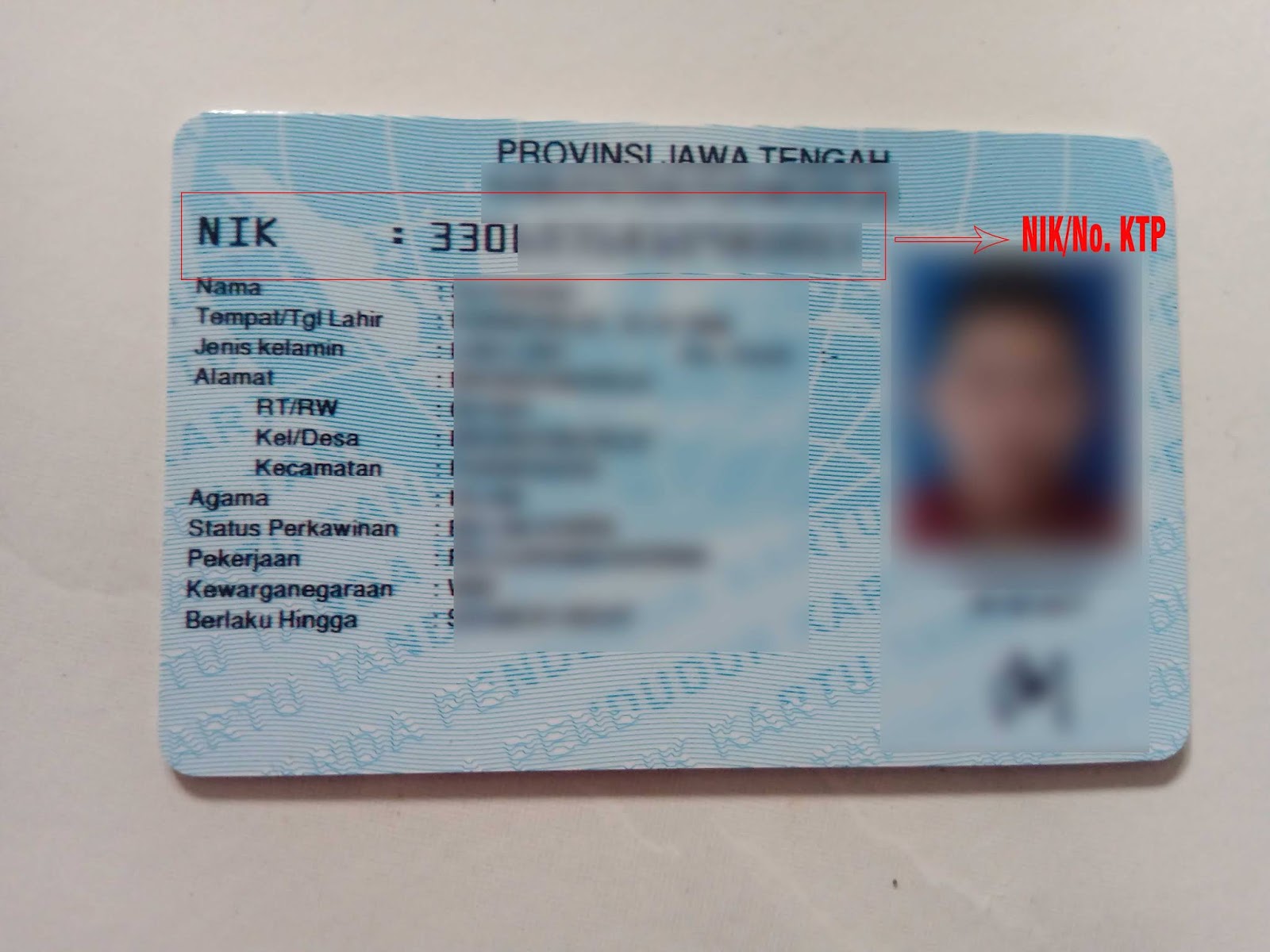 Wajib Tau Letak Nomor SIM dan Nomor KTP Pada Kartu - KEPOINDONESIA