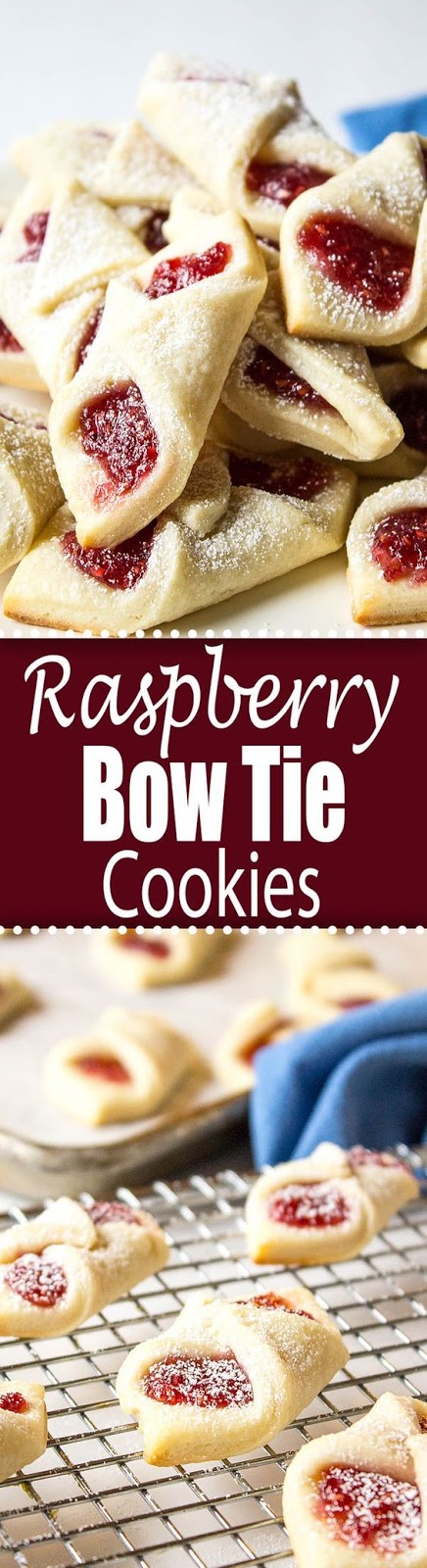 Raspberry Bow Tie Cookies | Awesome Foods