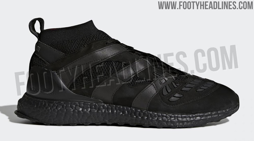 Triple Black Adidas Predator Accelerator David Beckham Ultra Boost ...