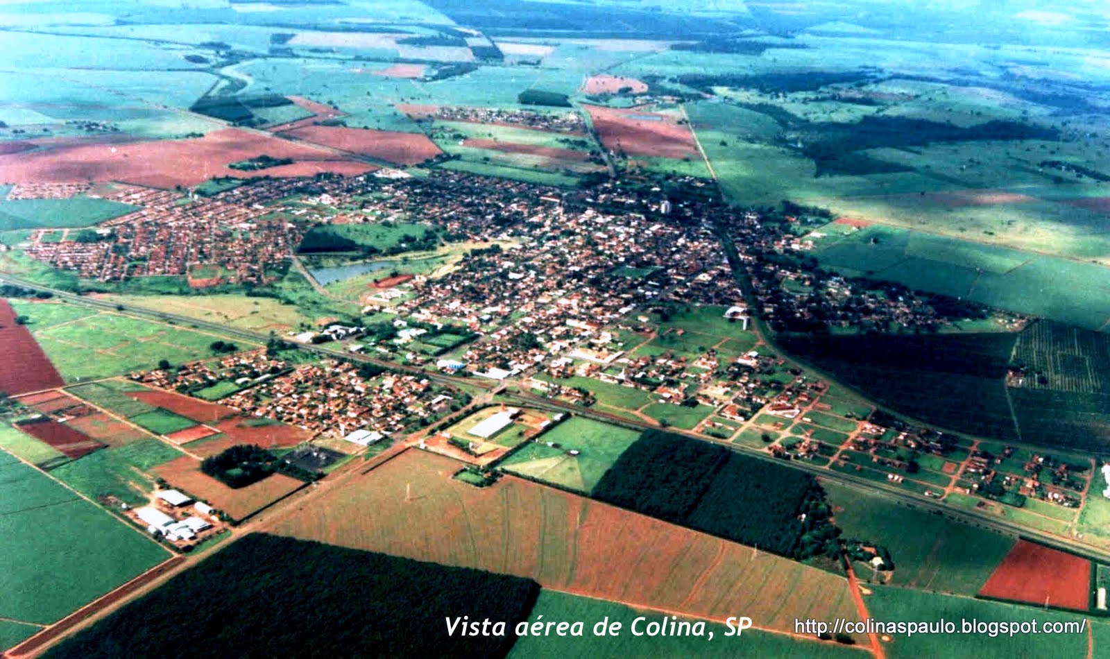 Colina SP: Colina - Vistas da cidade...