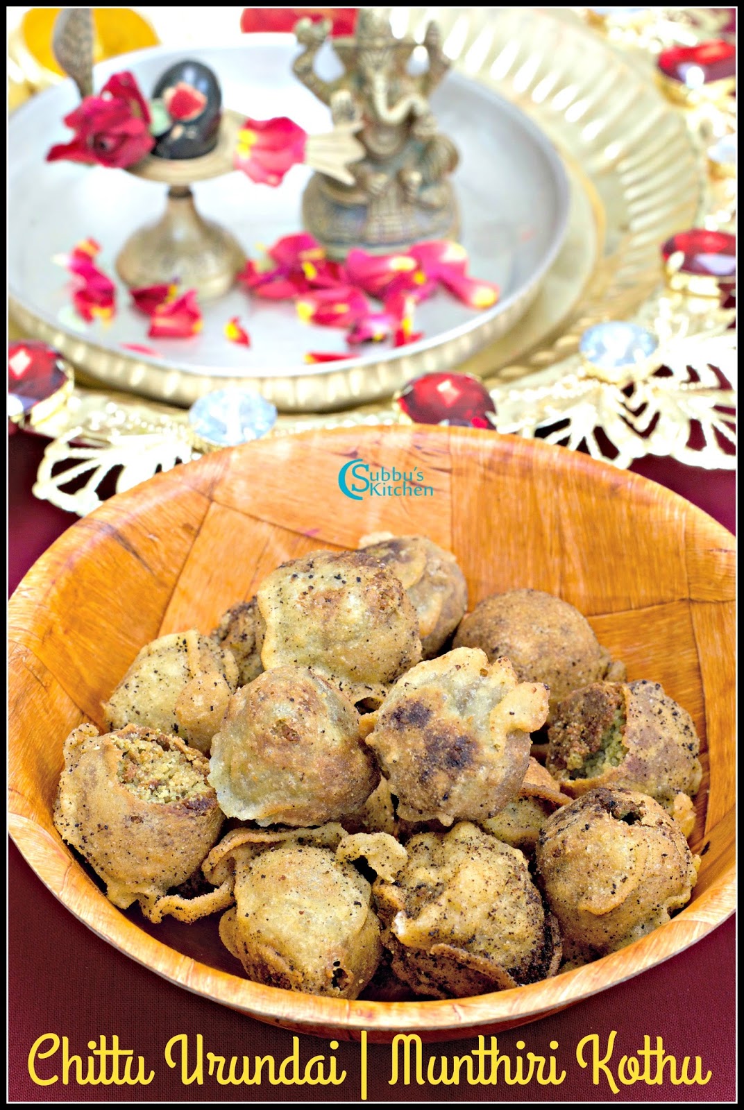 Munthiri Kothu | Chittu Urundai | Green Moong Jaggery Balls - Subbus ...