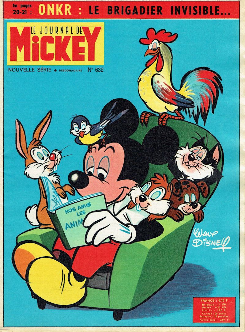 Le journal de Mickey: Journal de Mickey 632