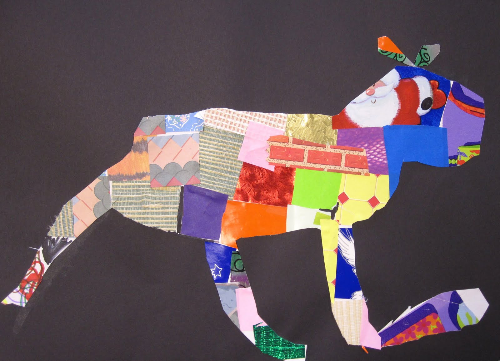 Art is Basic-- Art Teacher Blog: Patchwork Animals-- Kindergarten
