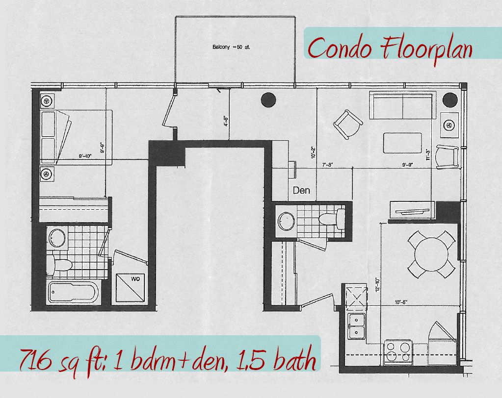 Not A House, But A Home: Condo News: Our Floorplan!