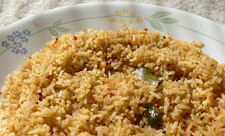 Spice Junction: Puliodharai - Tamarind Rice from Southern India