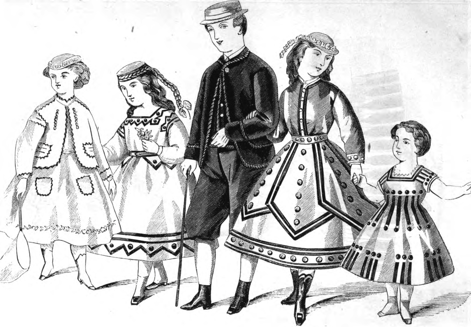 19th Century Historical Tidbits: 1867 Fashions