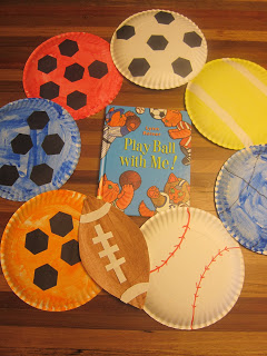 Adventures in Reading With Kids: Play Ball! Paper Plate Sports Ball ...