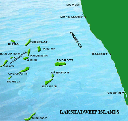 THE GREAT INDIAN CONTINENT: THE ISLANDS OF INDIAN UNION