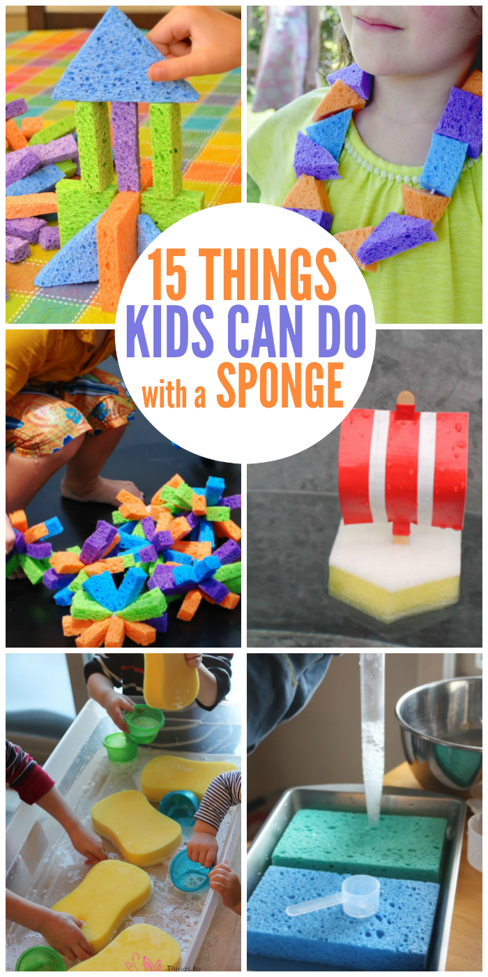 Life With 4 Boys: 15 Super Cool Sponge Activities for Kids