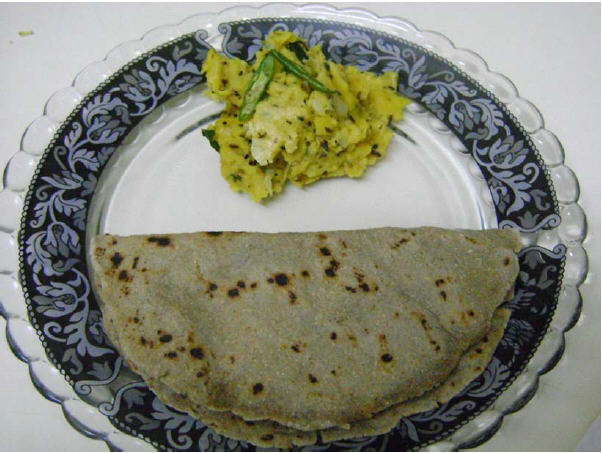 Bajari Bhakari |Marathi style Pearl millet (bajri) bhakri -roti | Annapurna