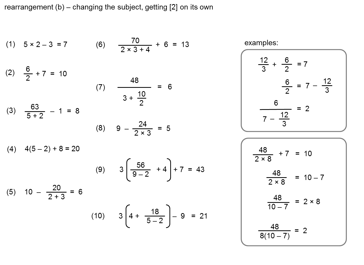 MEDIAN Don Steward mathematics teaching: rearrange steps
