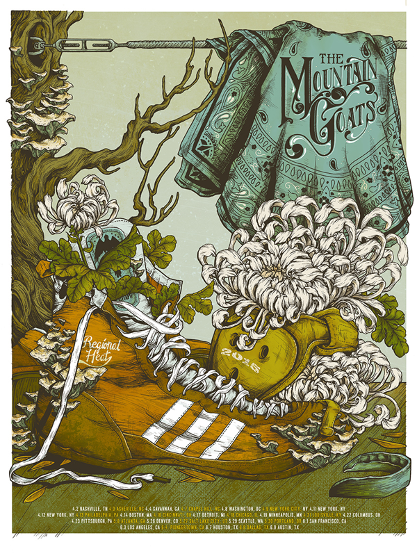 INSIDE THE ROCK POSTER FRAME BLOG: Erica Williams Murder By Death ...