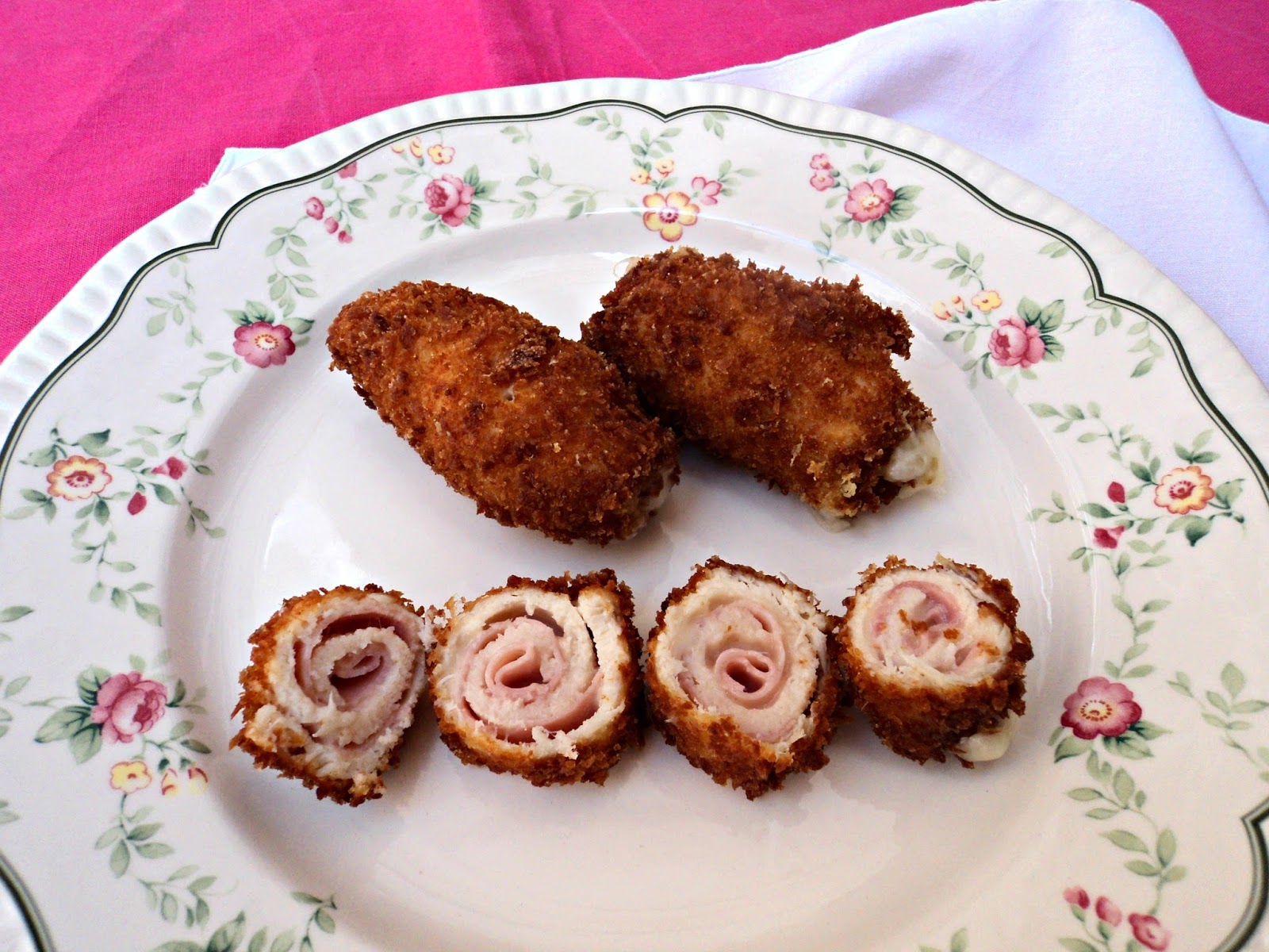 Cachopo de Pollo y Pavo en Espiral - Olor a hierbabuena