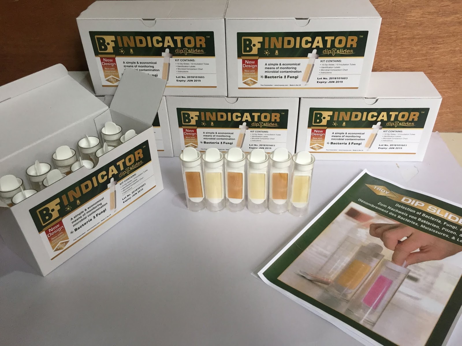 LAB ONLINE: ชุดทดสอบแบคทีเรีย (BF indicator)