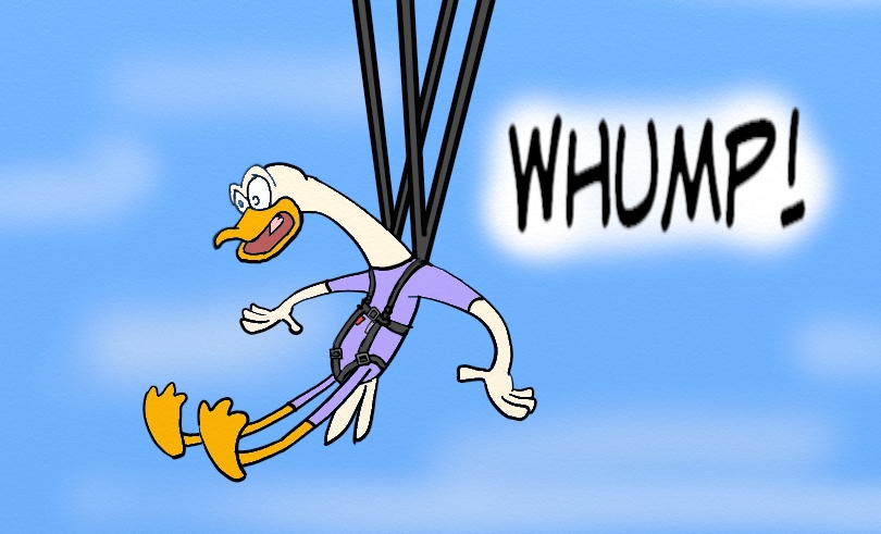 Tail o' the Rat: SkyDiving Duck III: Parachuting School (Chicken of the ...